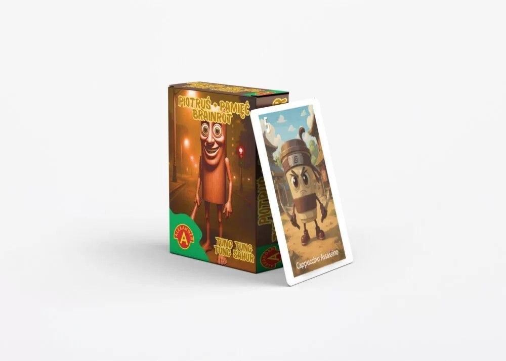 Karty Alexander Brainrot - Tung Tung Tung Sahur 25 sztuk Alexander